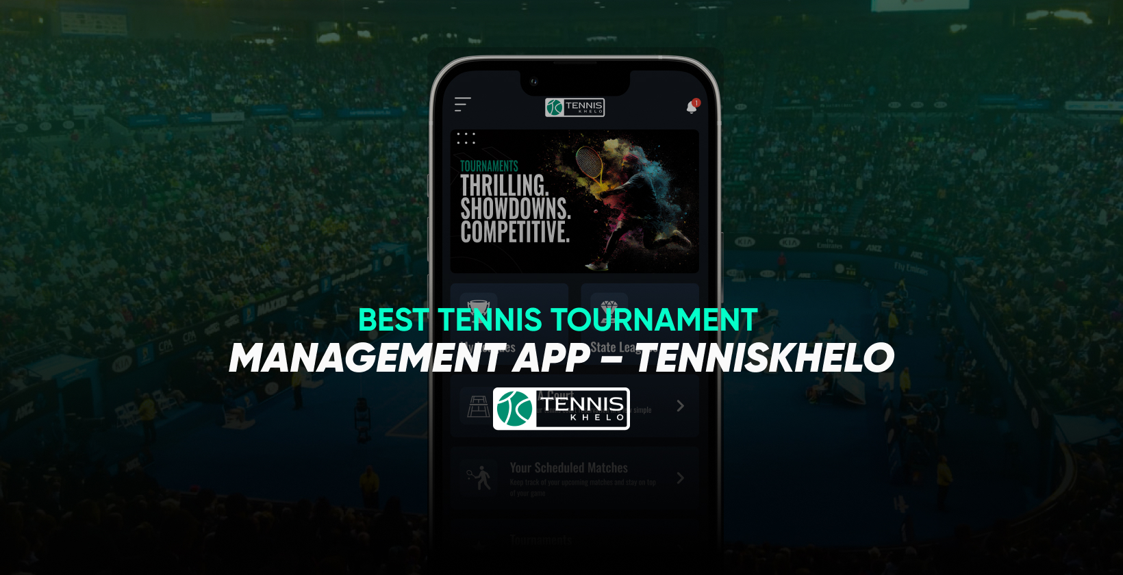 Best Tennis Tournament Management App | Leading Tennis Website in India